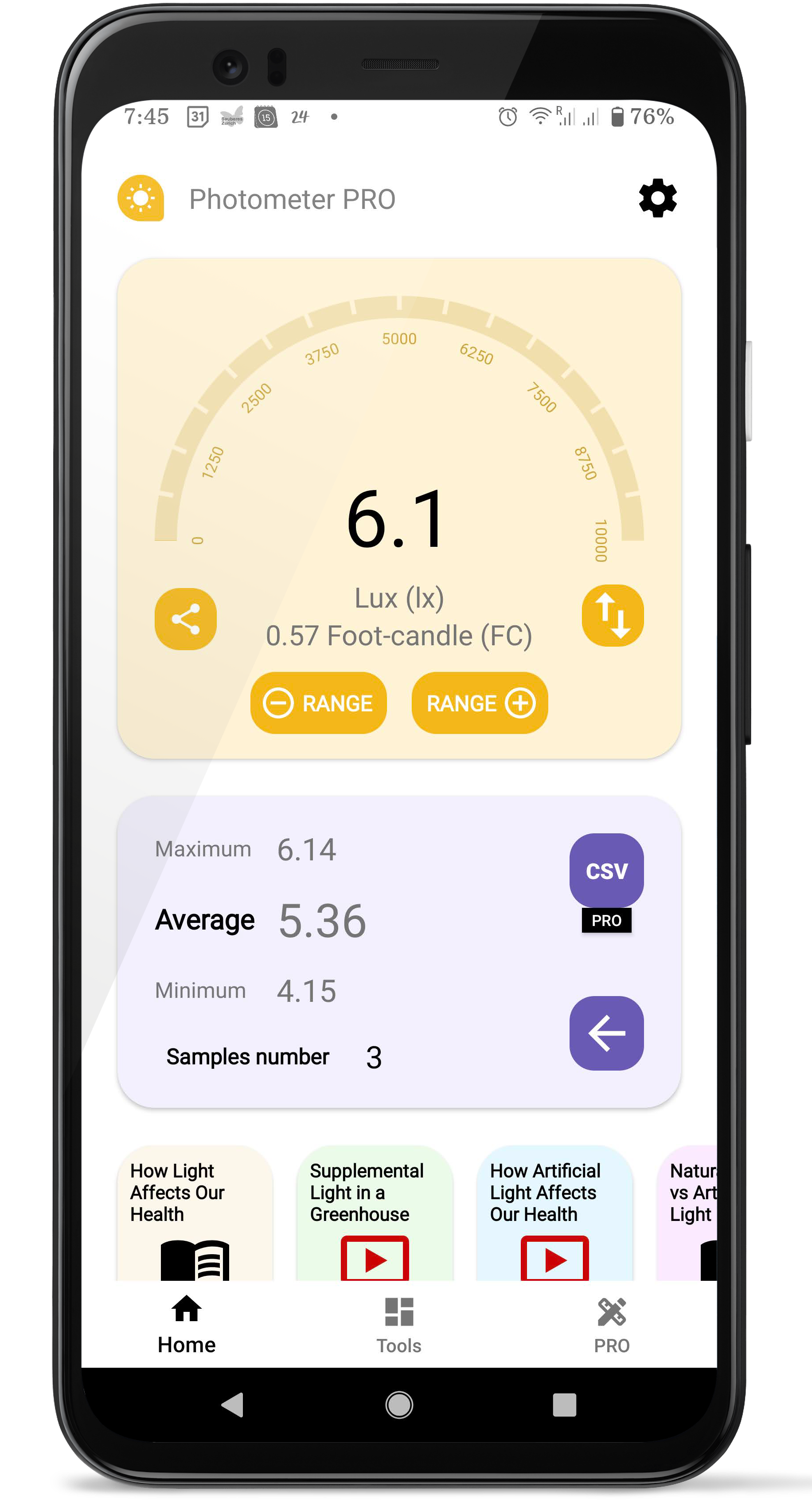 PRO Version - Photometer.PRO